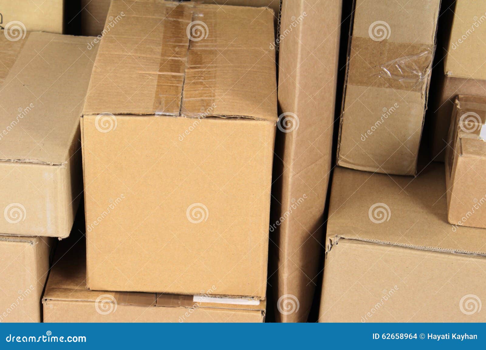 Stacked Carton Box Card Boards Royalty-Free Stock Photography ...