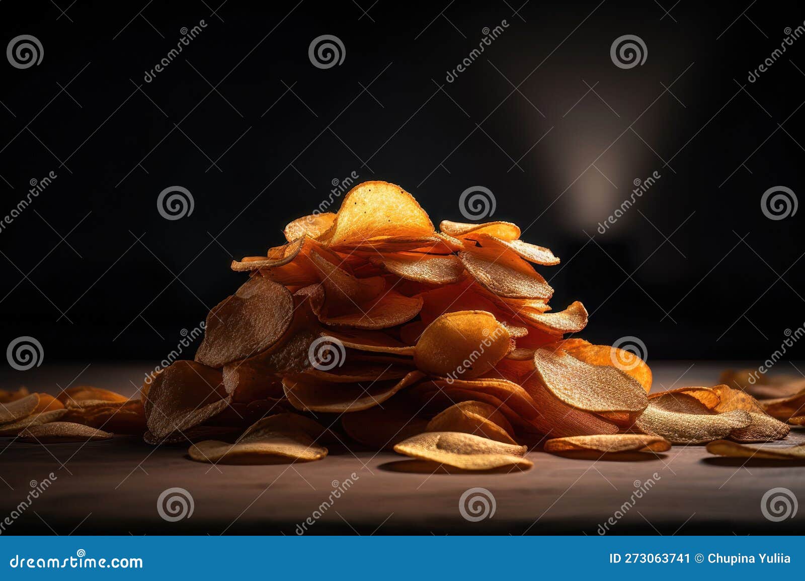 Stacked Chips. AI Generated Stock Illustration - Illustration of ...