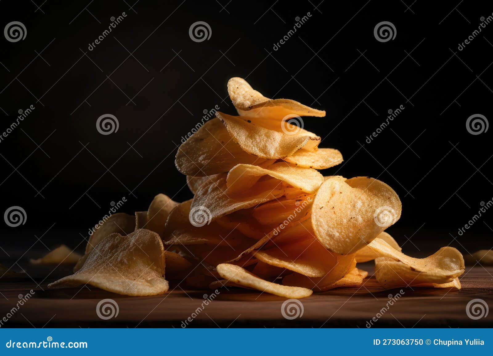Stacked Chips. AI Generated Stock Illustration - Illustration of macro ...