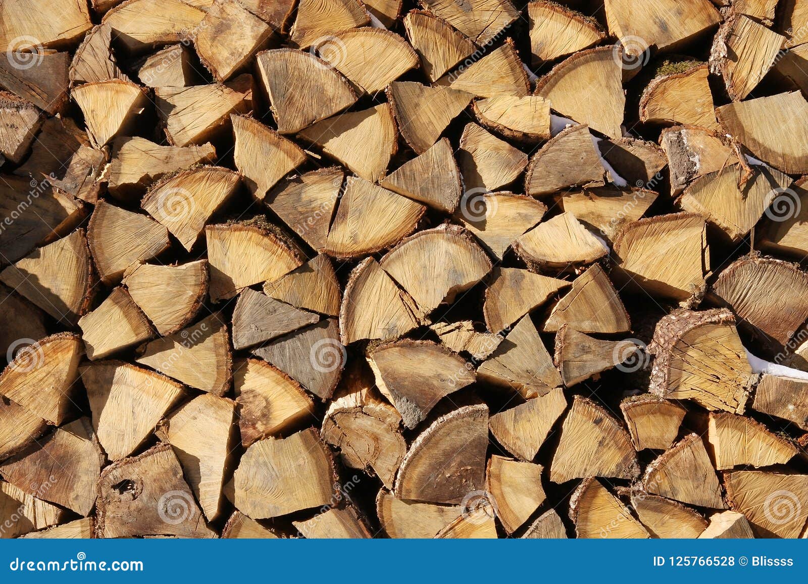 Stacked Chopped Firewood, Natural Wood Texture Royalty-Free Stock ...