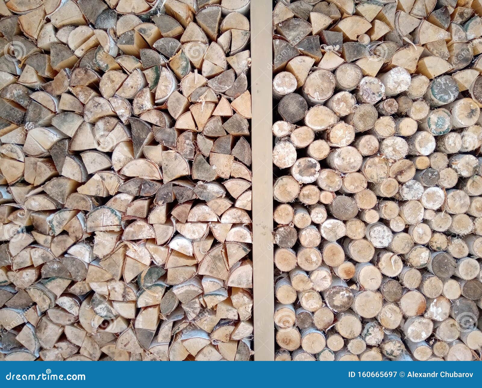 Stacked chopped logs stock image. Image of folded, background - 160665697