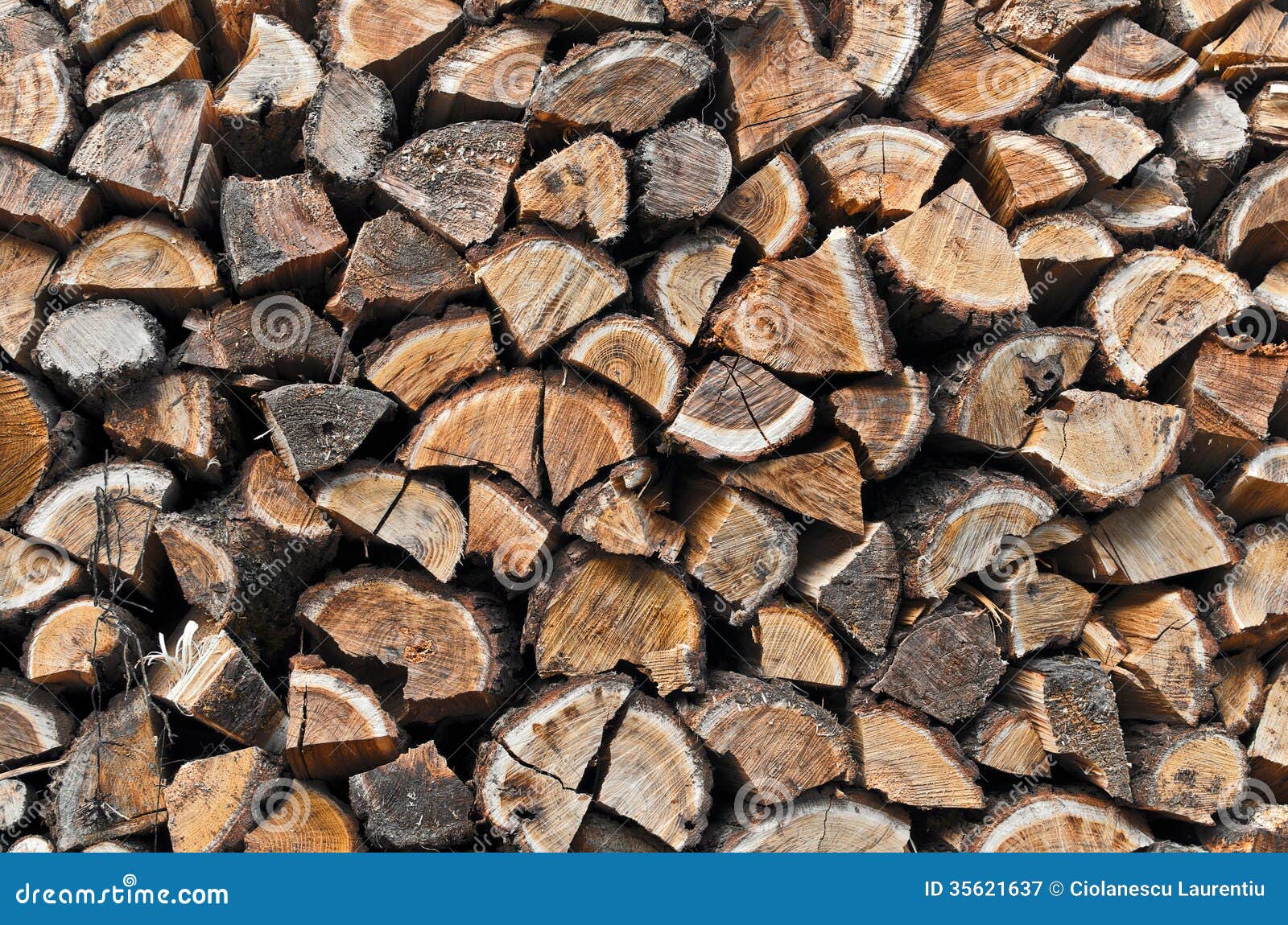 Stacked chopped wood stock image. Image of stock, wood - 35621637
