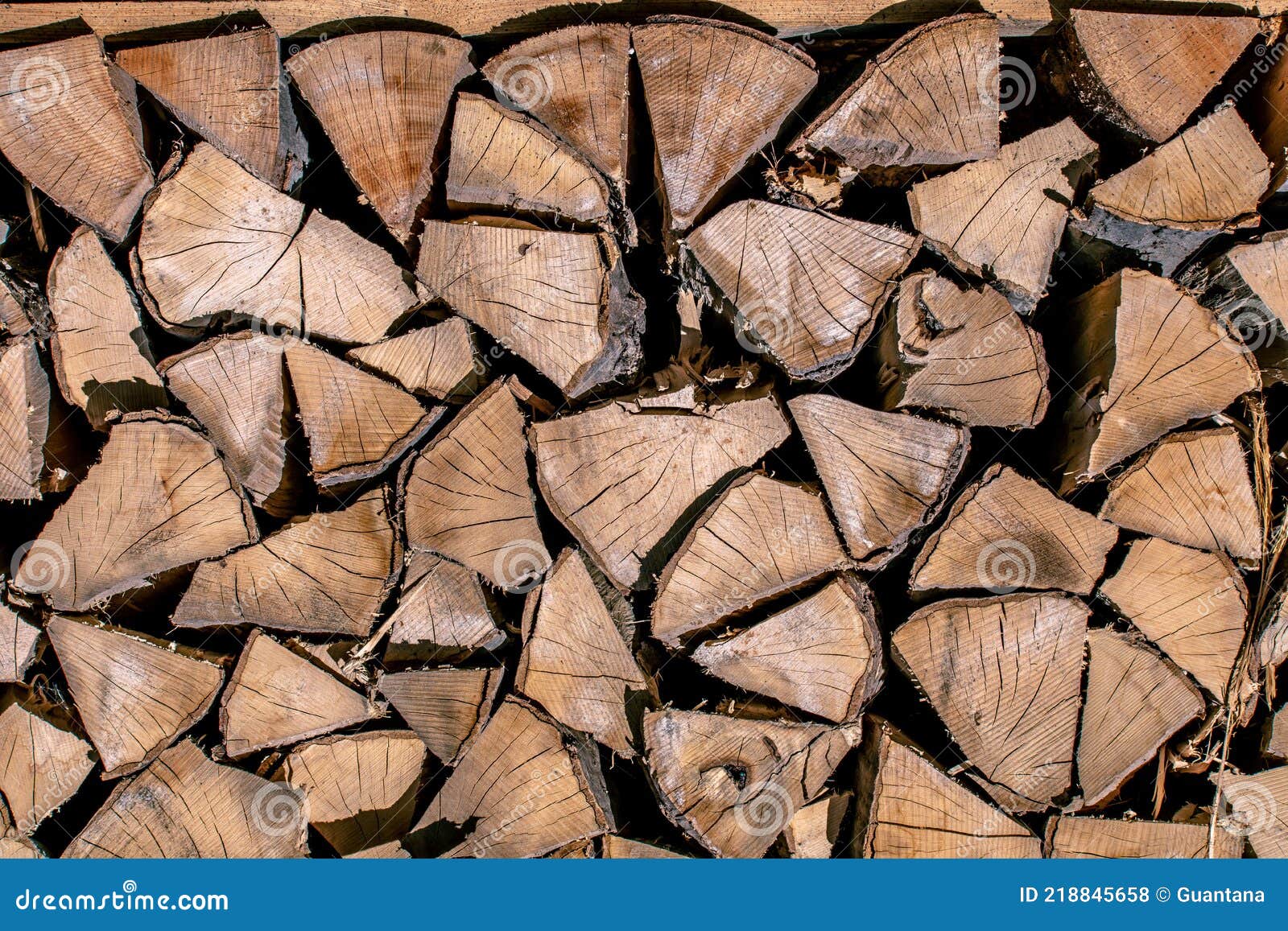 Stacked Chopped Wood Texture Stock Photo - Image of pile, hardwood ...