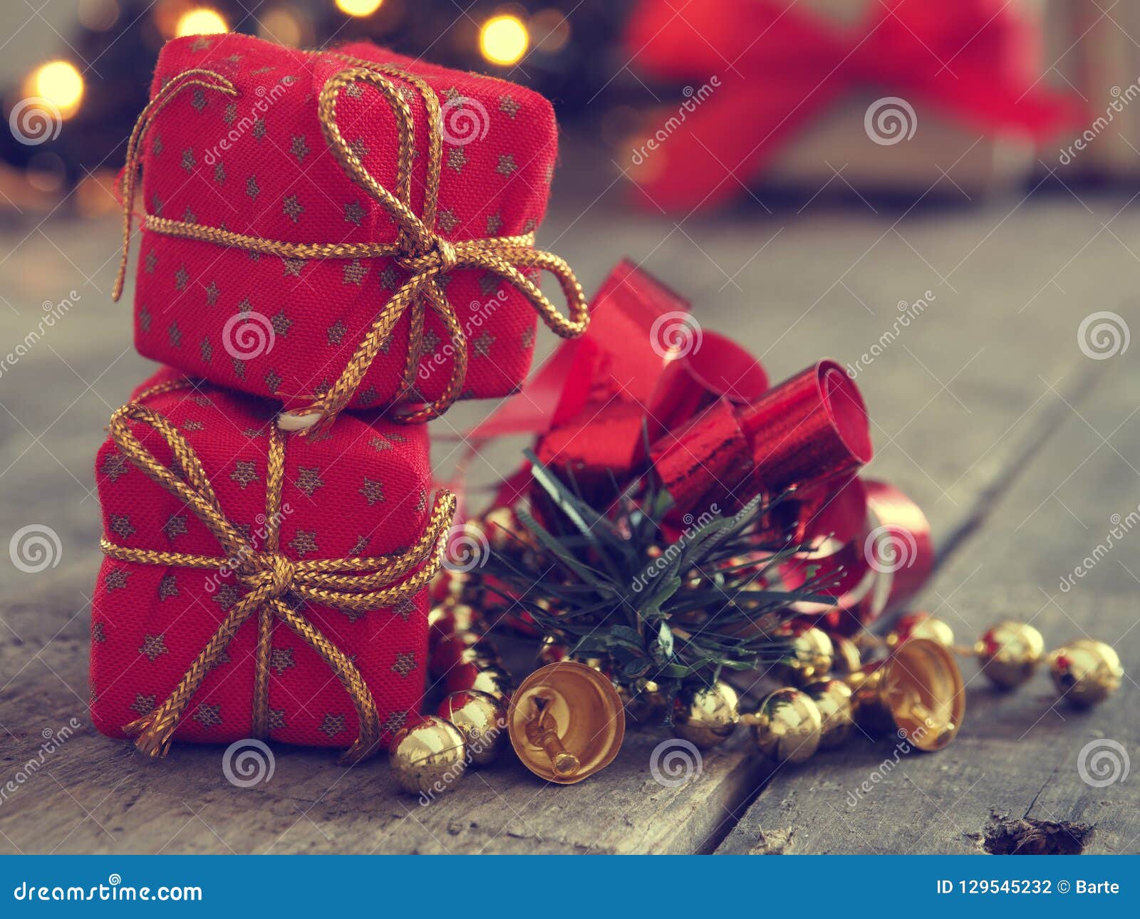 Stacked Christmas Gift Boxes Stock Photo - Image of festive, seasonal ...