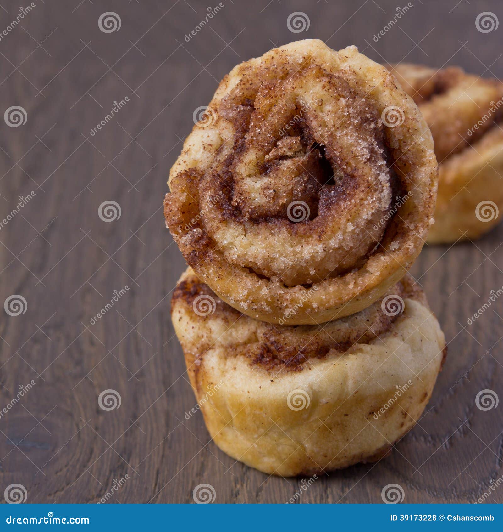 Stacked cinnamon rolls stock photo. Image of sugar, homemade - 39173228