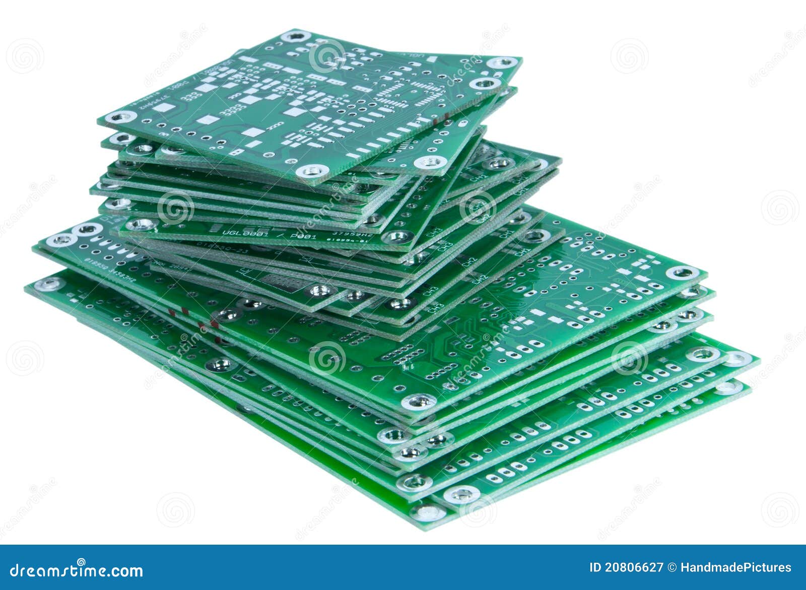 Stacked circuit boards stock image. Image of electronic - 20806627