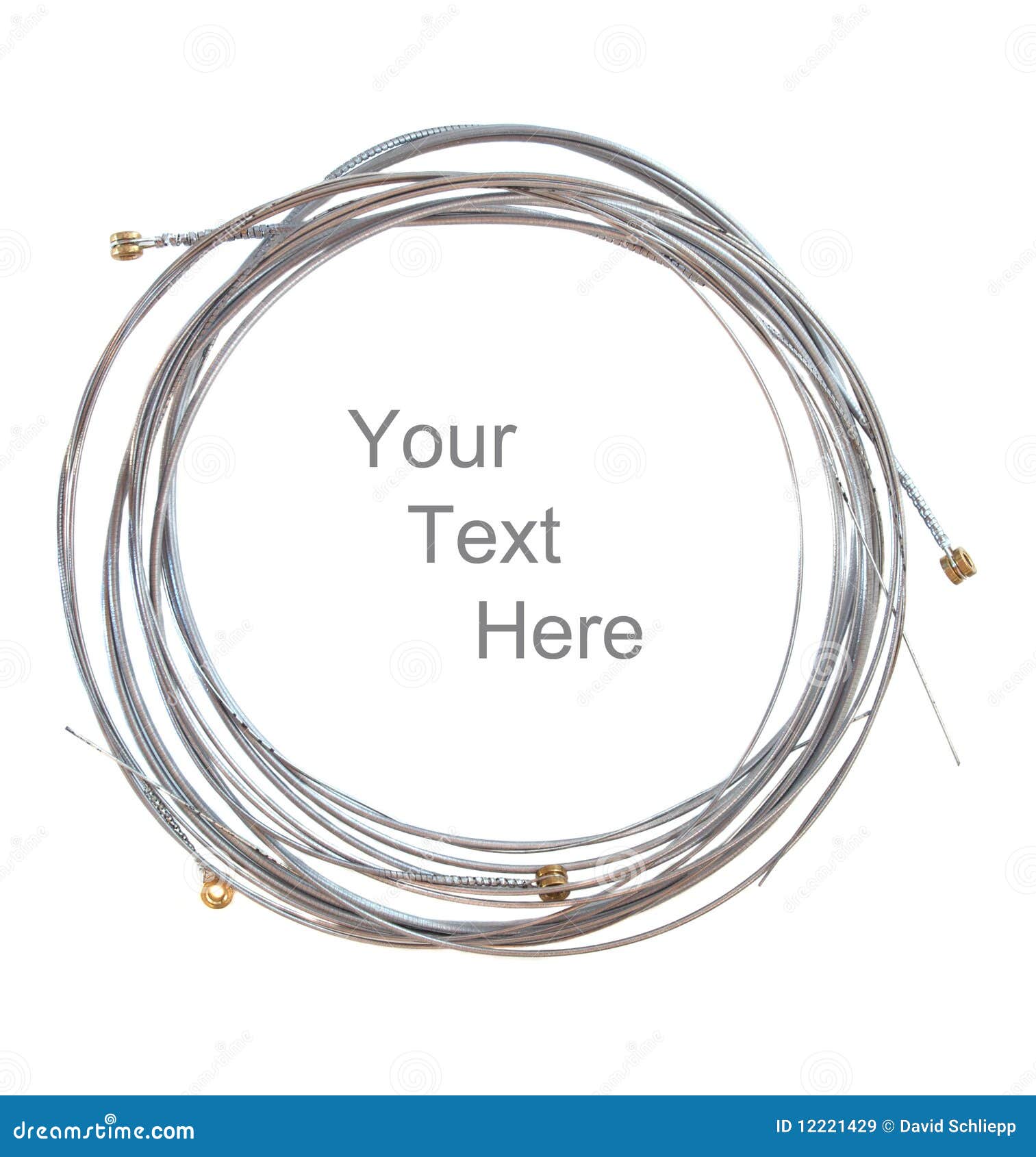 Stacked Coiled Guitar Strings Stock Image - Image of blues, musical ...