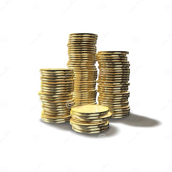 Stacked coins stock photo. Image of financial, account - 15405250