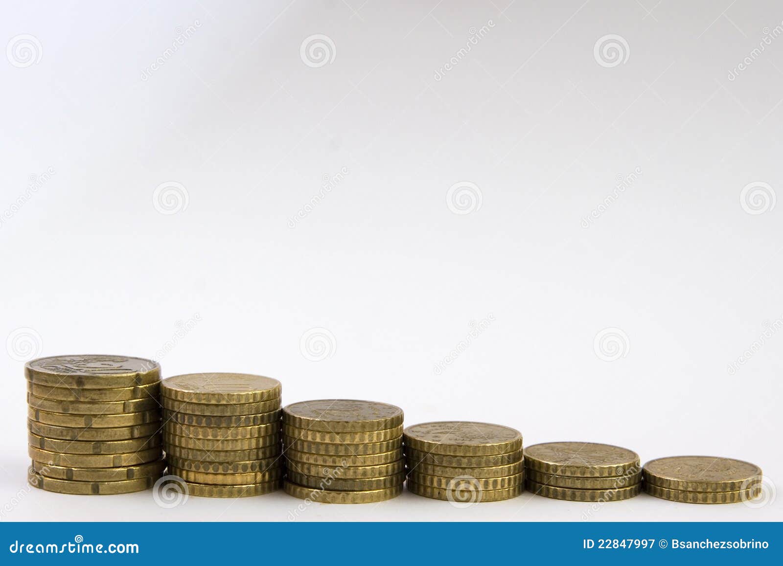 Stacked coins stock image. Image of stacked, coin, finances - 22847997