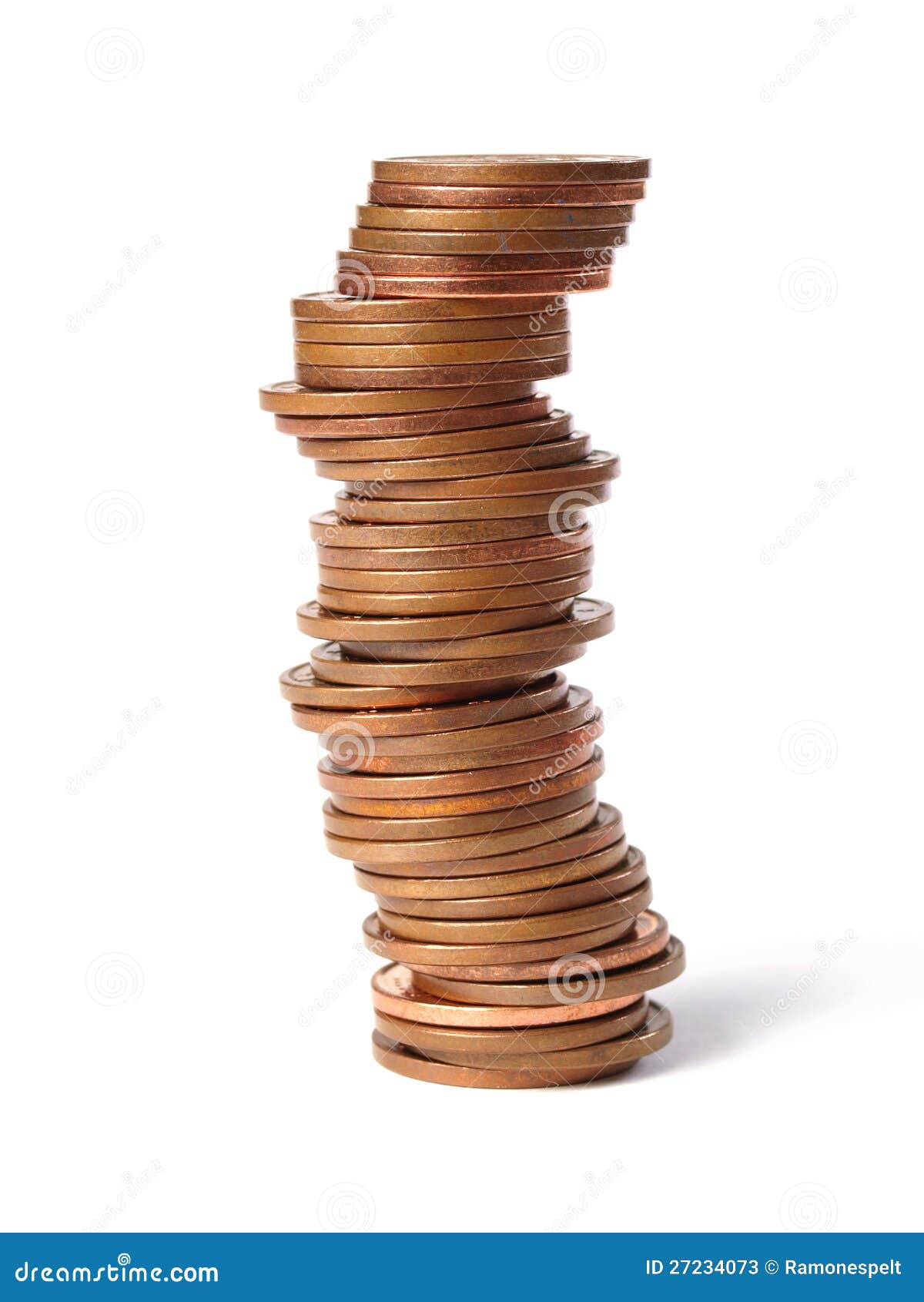 Stacked coins stock image. Image of economy, color, euro - 27234073