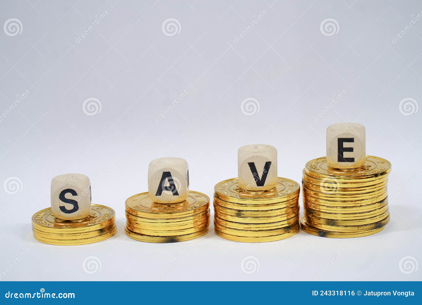 Stacked Coins Money Saving Concept Stock Photo - Image of consumer ...