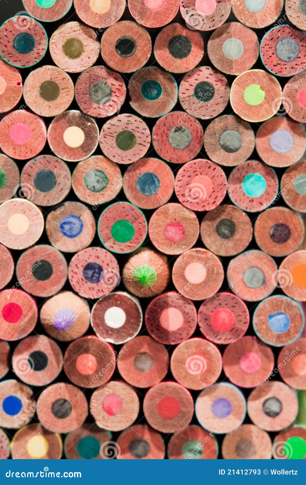 Stacked color pencils stock image. Image of green, points - 21412793