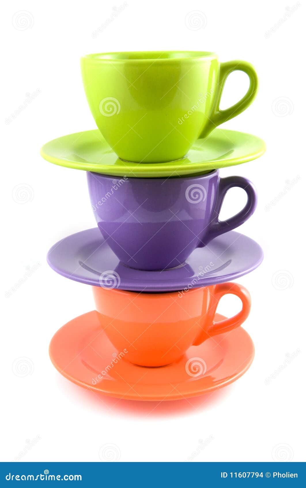 Stacked colored cups stock photo. Image of purple, object - 11607794