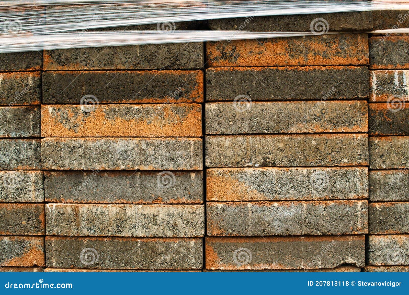 Stacked Concrete Paving Slabs As Industrial Background Stock Photo ...