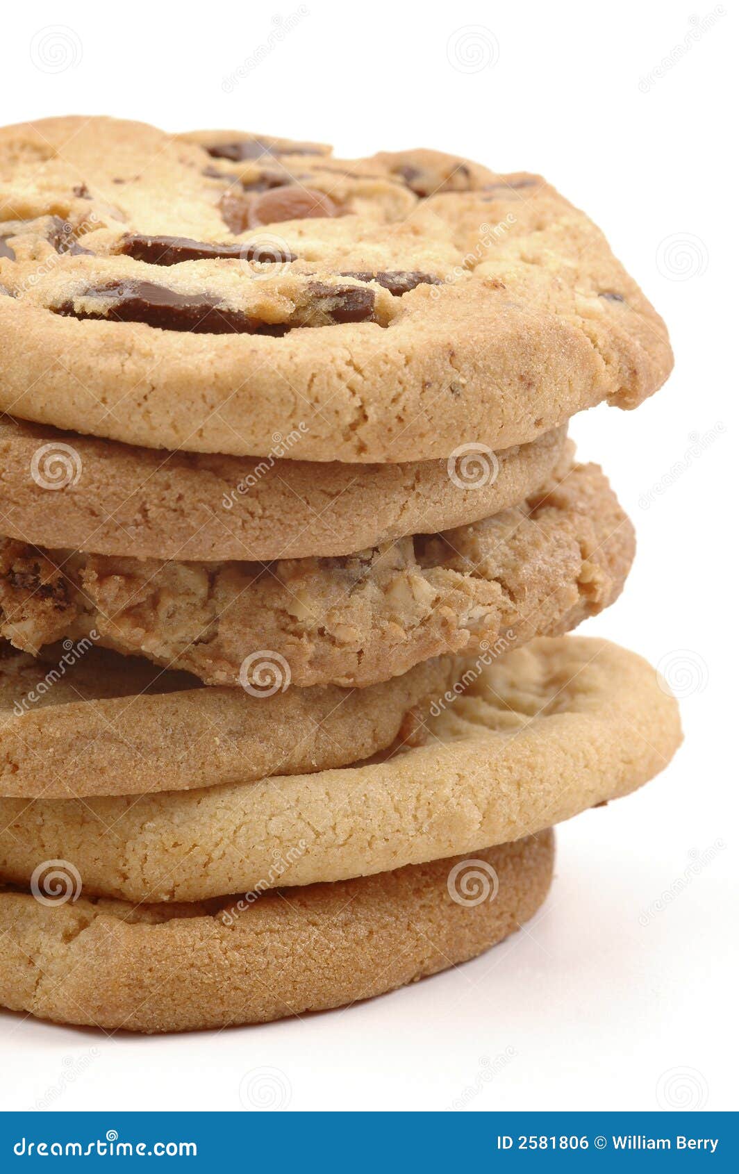 Stacked Cookies stock photo. Image of delicious, sweets - 2581806