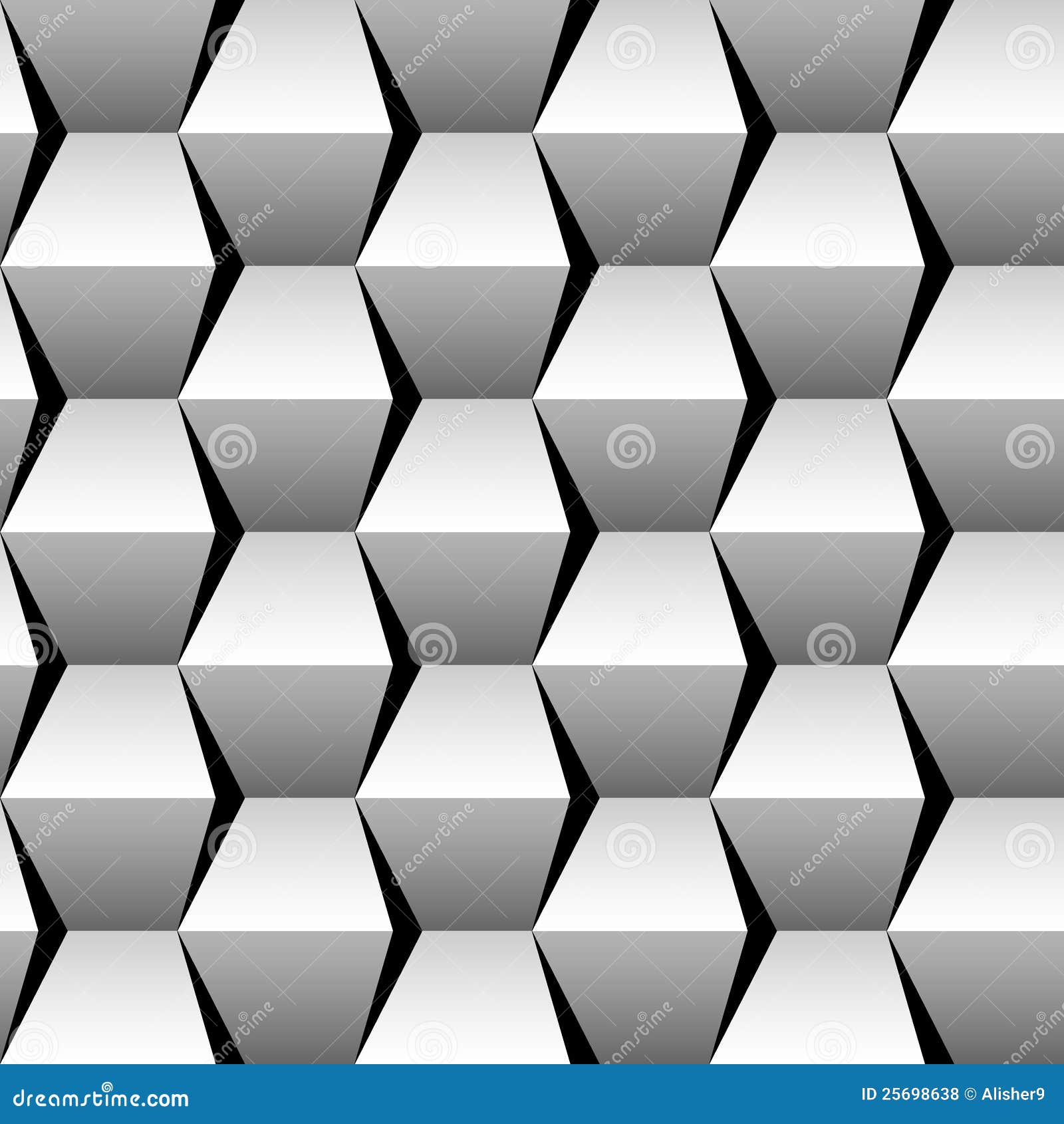 Stacked Cubes Seamless Pattern Stock Vector - Illustration of ...