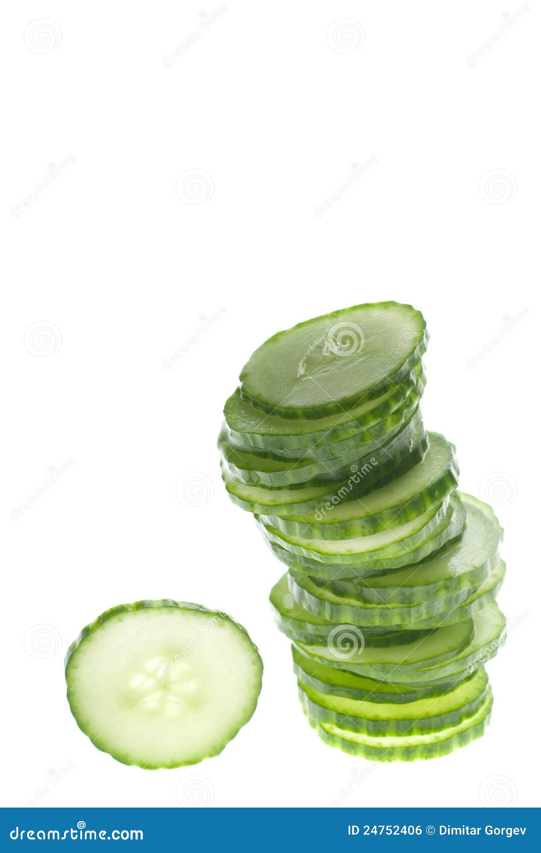 Stacked cucumber stock photo. Image of juicy, copy, food - 24752406