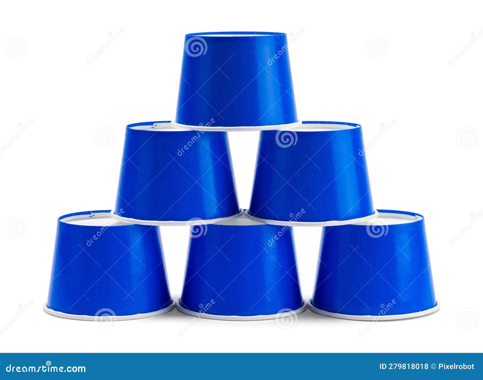 Stacked Cups stock photo. Image of pyramid, stack, bowl - 279818018