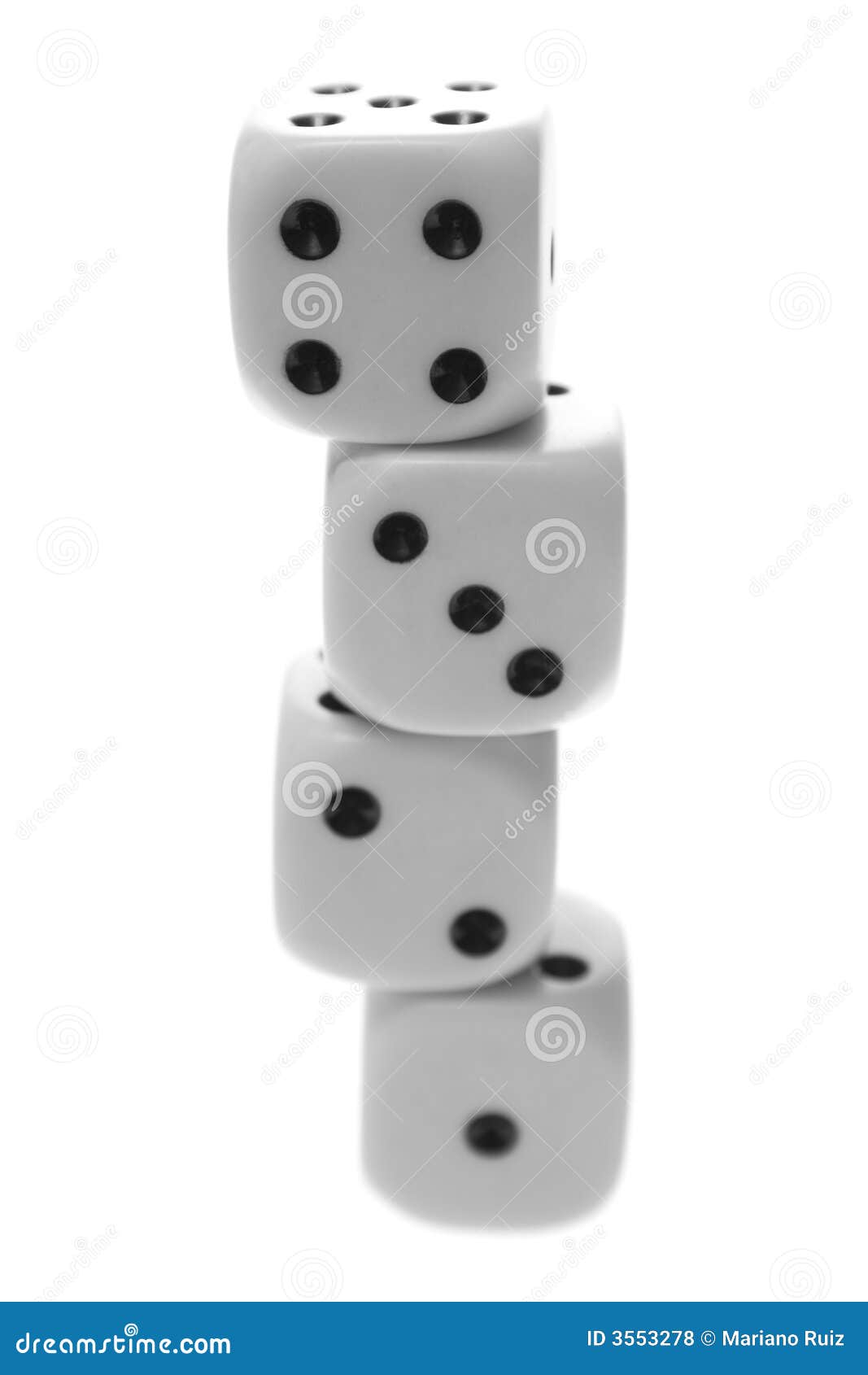Stacked dice. stock photo. Image of chance, opportunity - 3553278 Stacked dice. stock photo. Image of chance, opportunity - 3553278