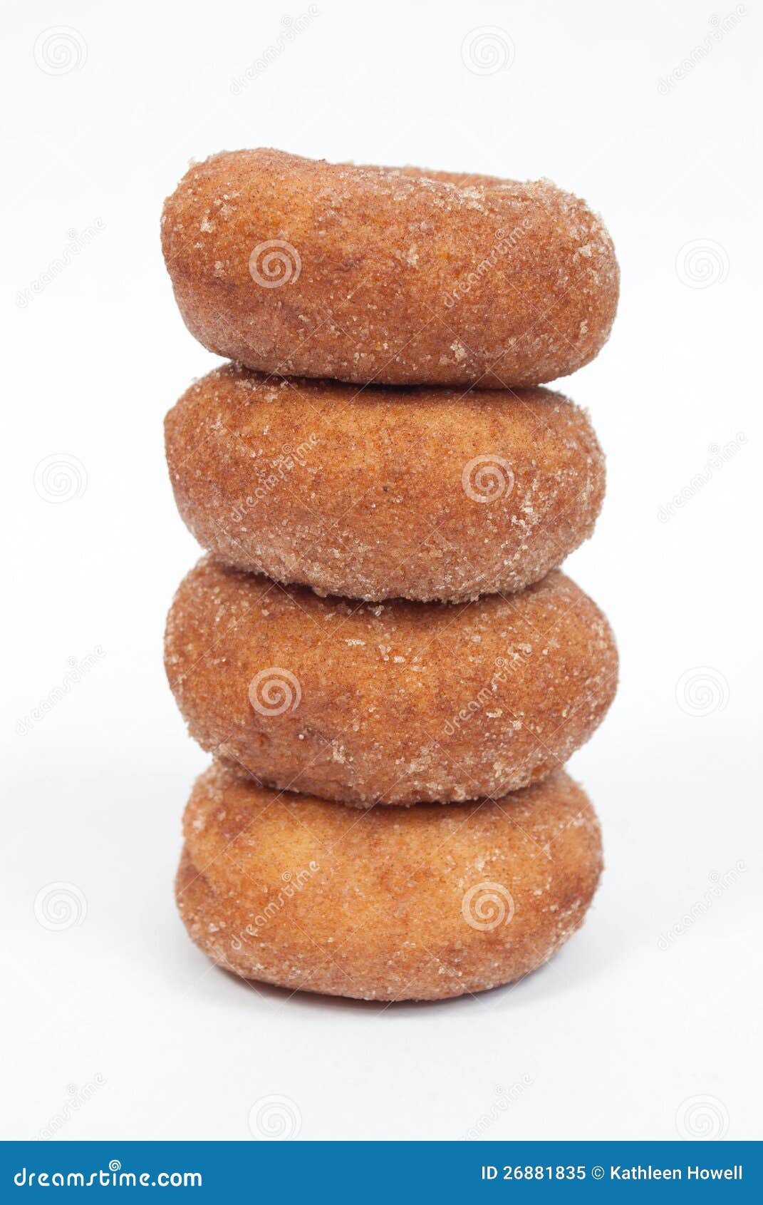 Stacked Donuts stock image. Image of coating, white, dessert - 26881835