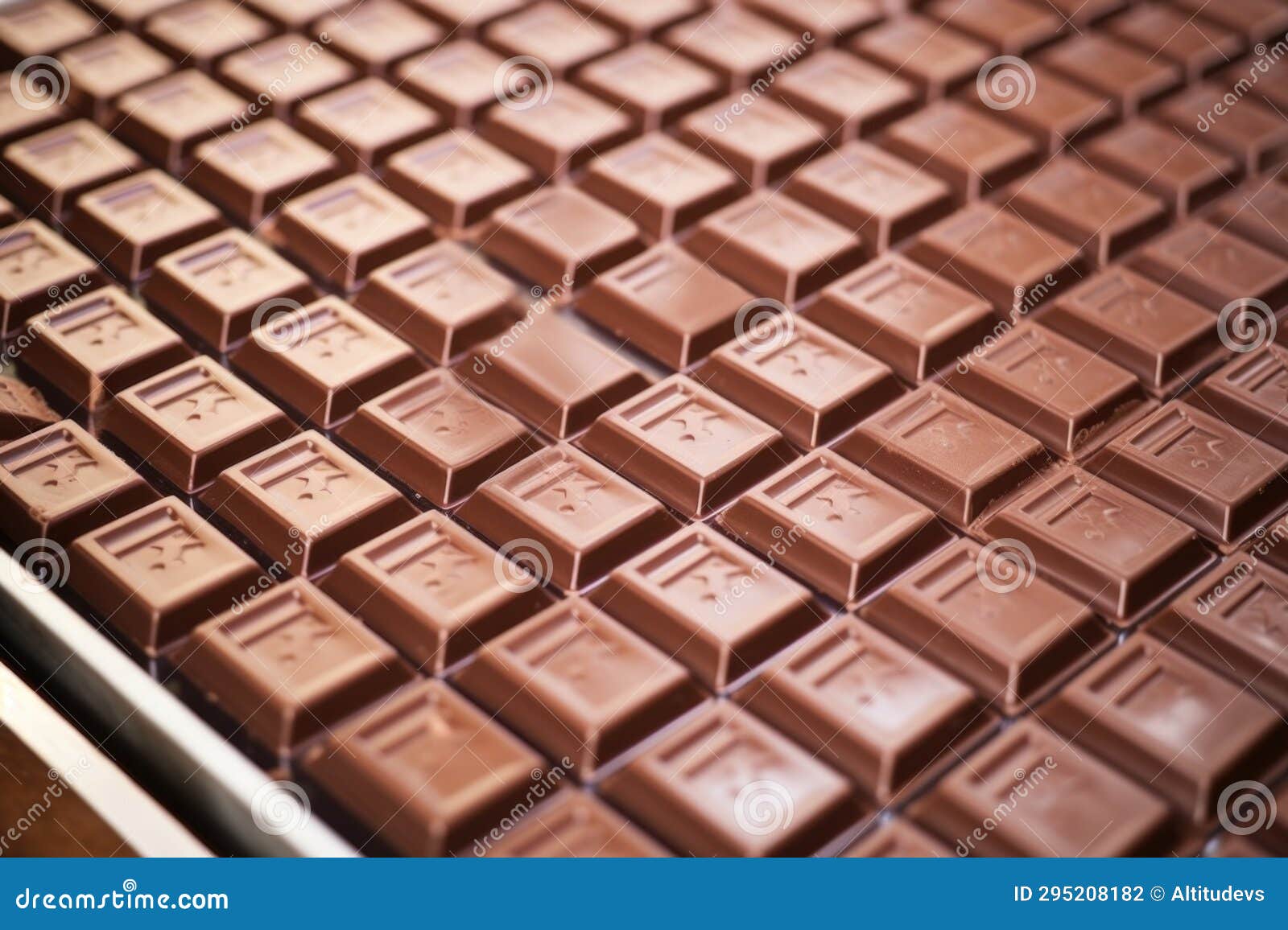 Stacked Empty Chocolate Bar Molds Stock Photo - Image of stacked, candy ...