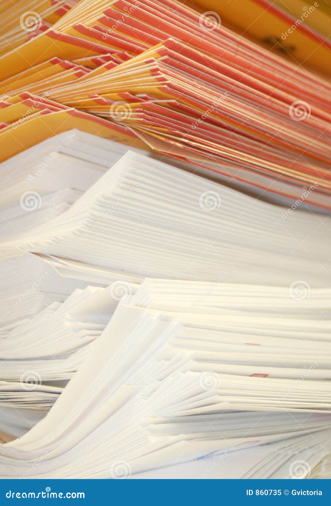 Stacked envelopes stock image. Image of stacked, bundled - 860735