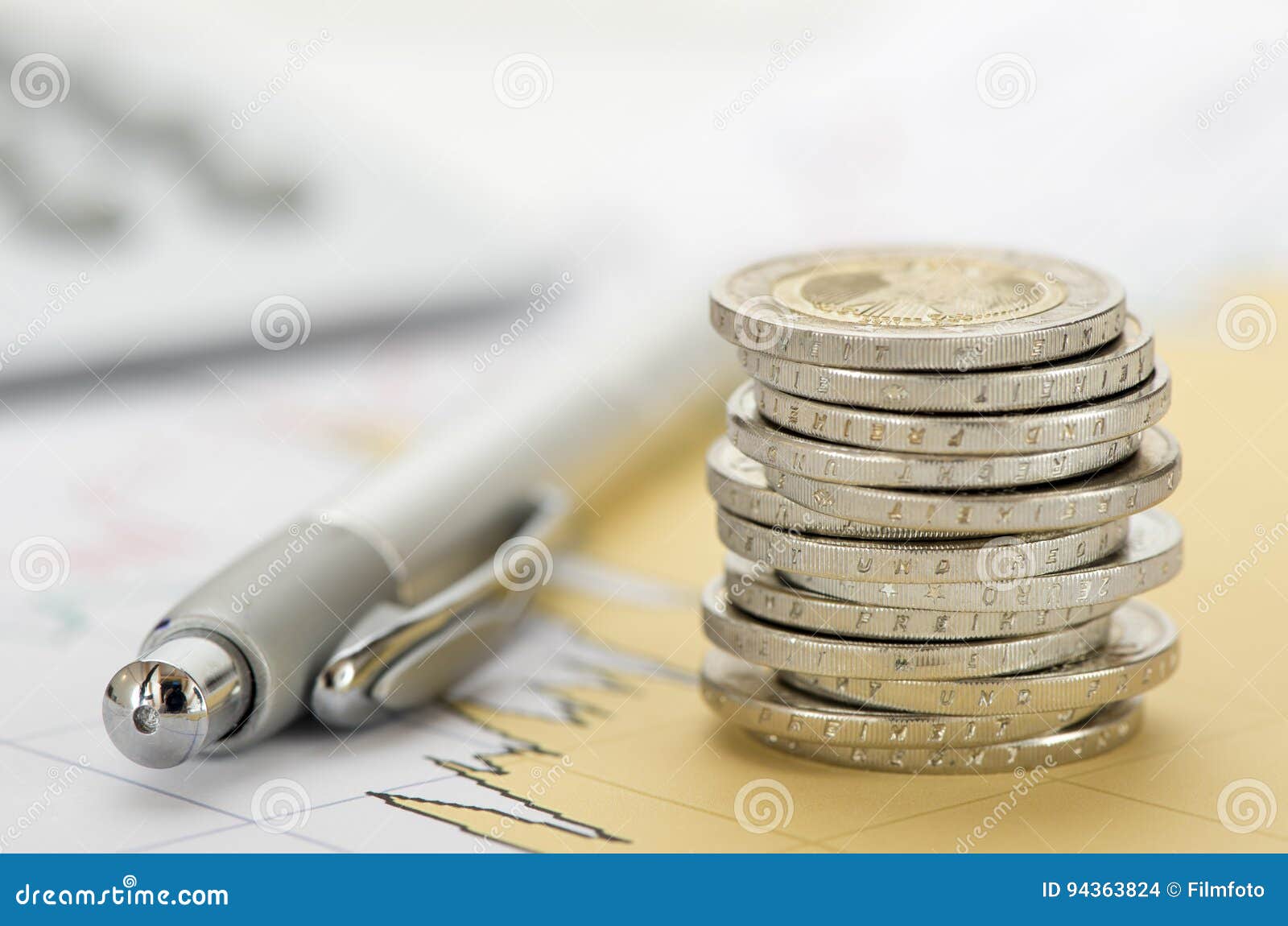 Stacked Euro Coins On Table Sheet Stock Photo | CartoonDealer.com #94363824 Stacked Euro Coins On Table Sheet Stock Photo | CartoonDealer.com #94363824