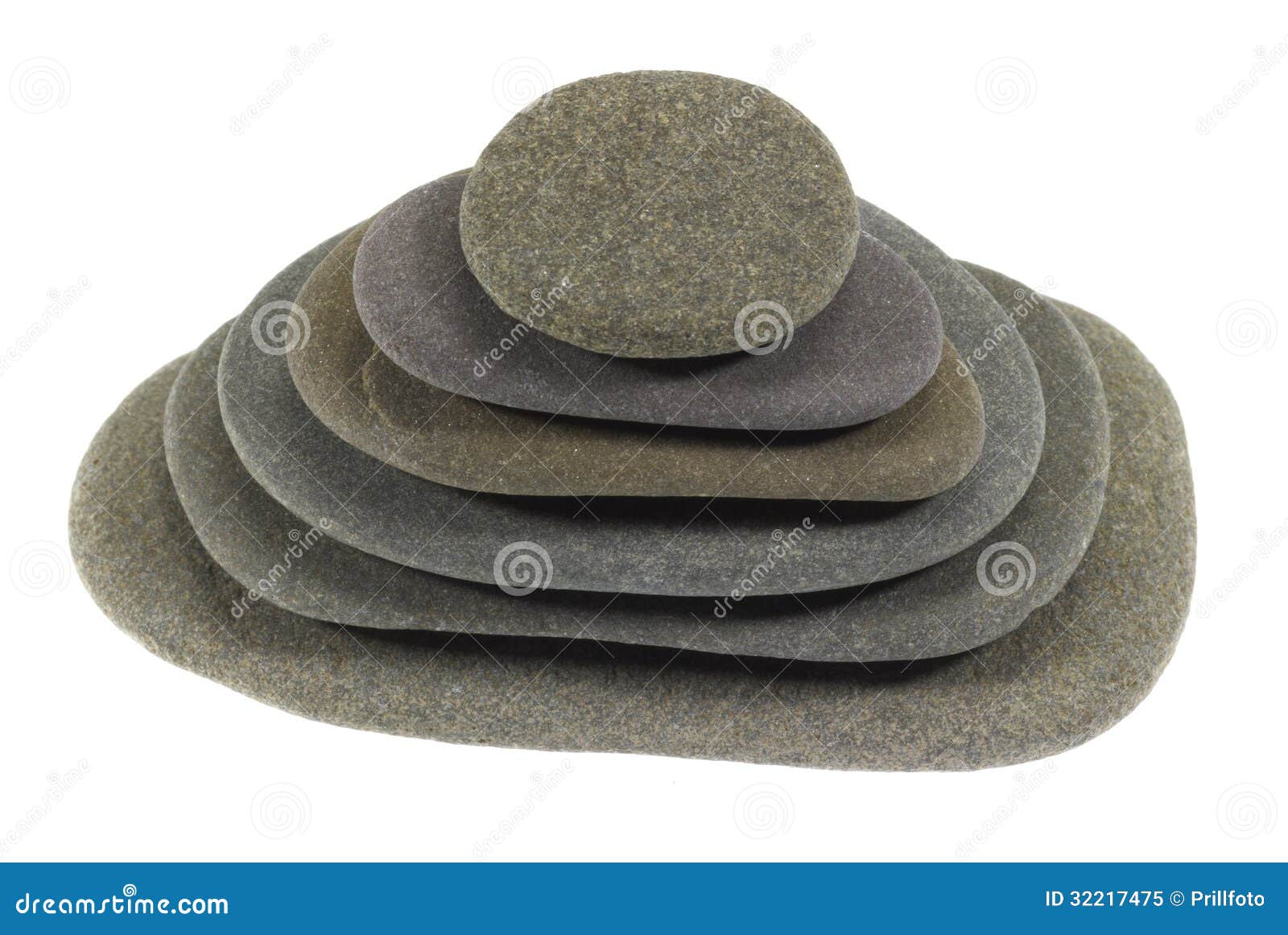 Stacked flat pebbles stock image. Image of stone, mineral - 32217475