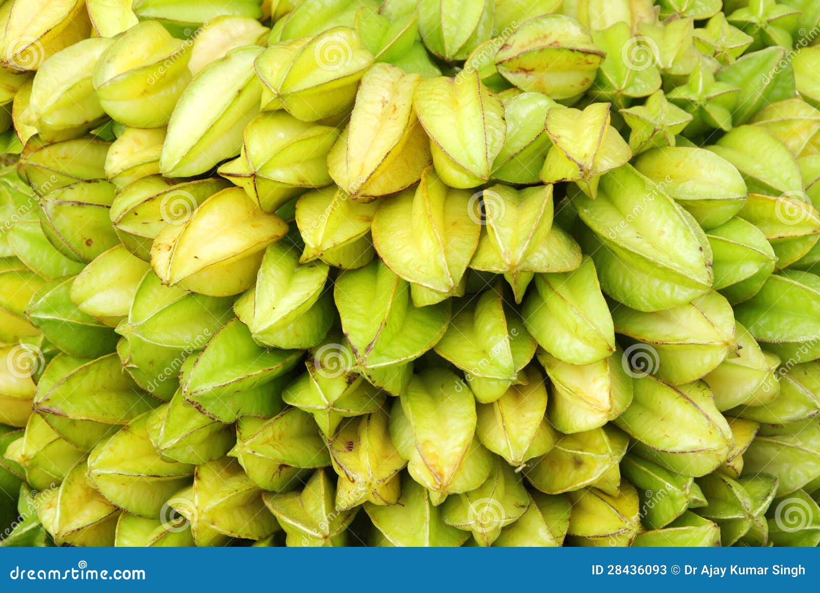 Stacked fresh Star Fruit stock image. Image of delicious - 28436093