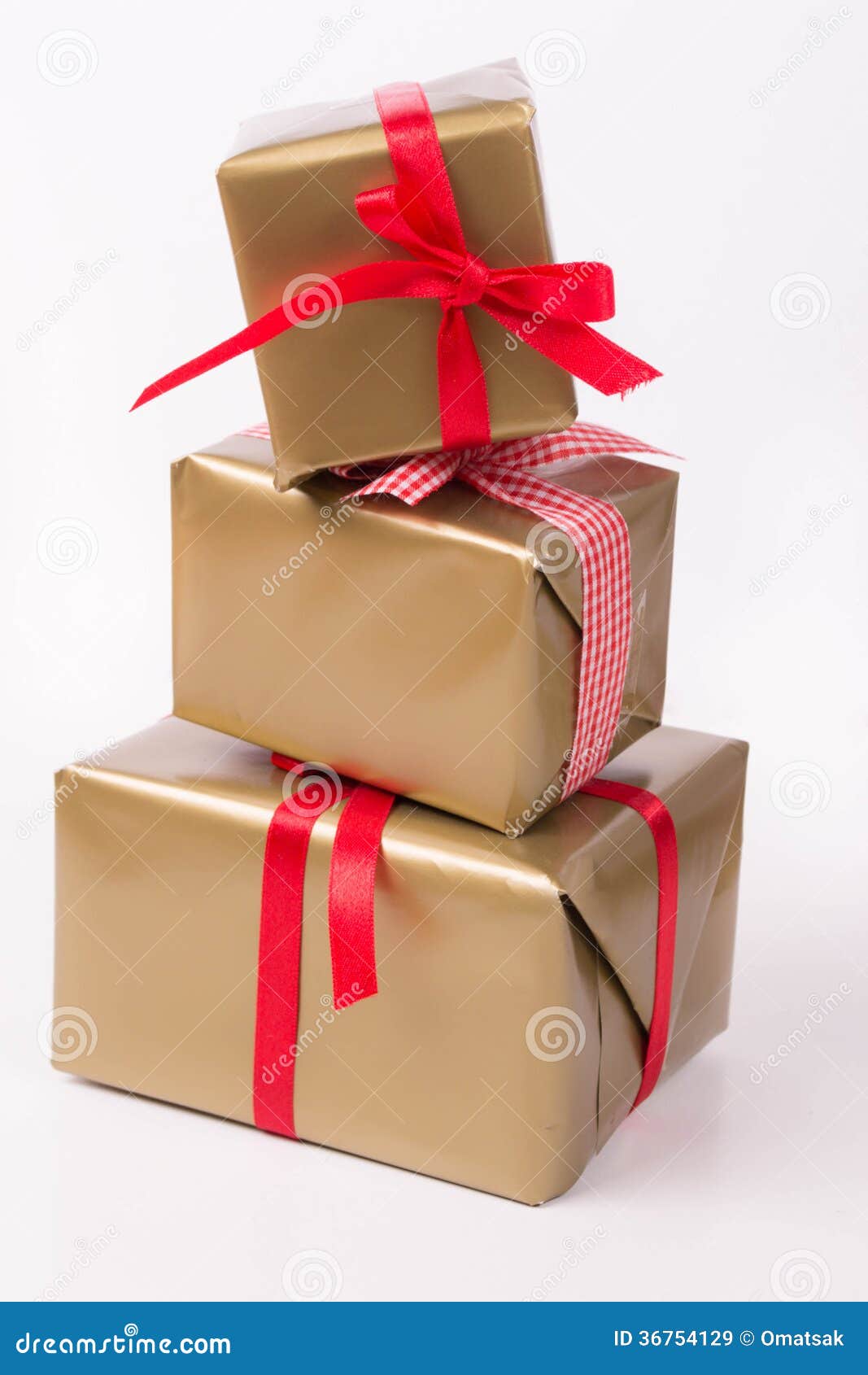 Stacked gift boxes stock image. Image of present, birthdays - 36754129