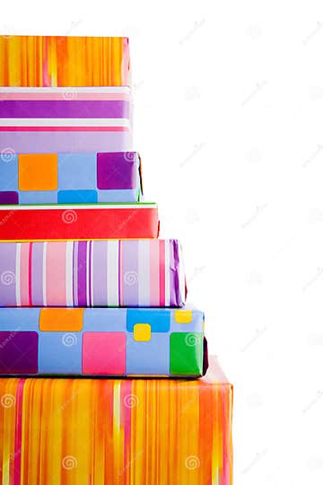 Stacked gifts stock photo. Image of package, presents - 11136210