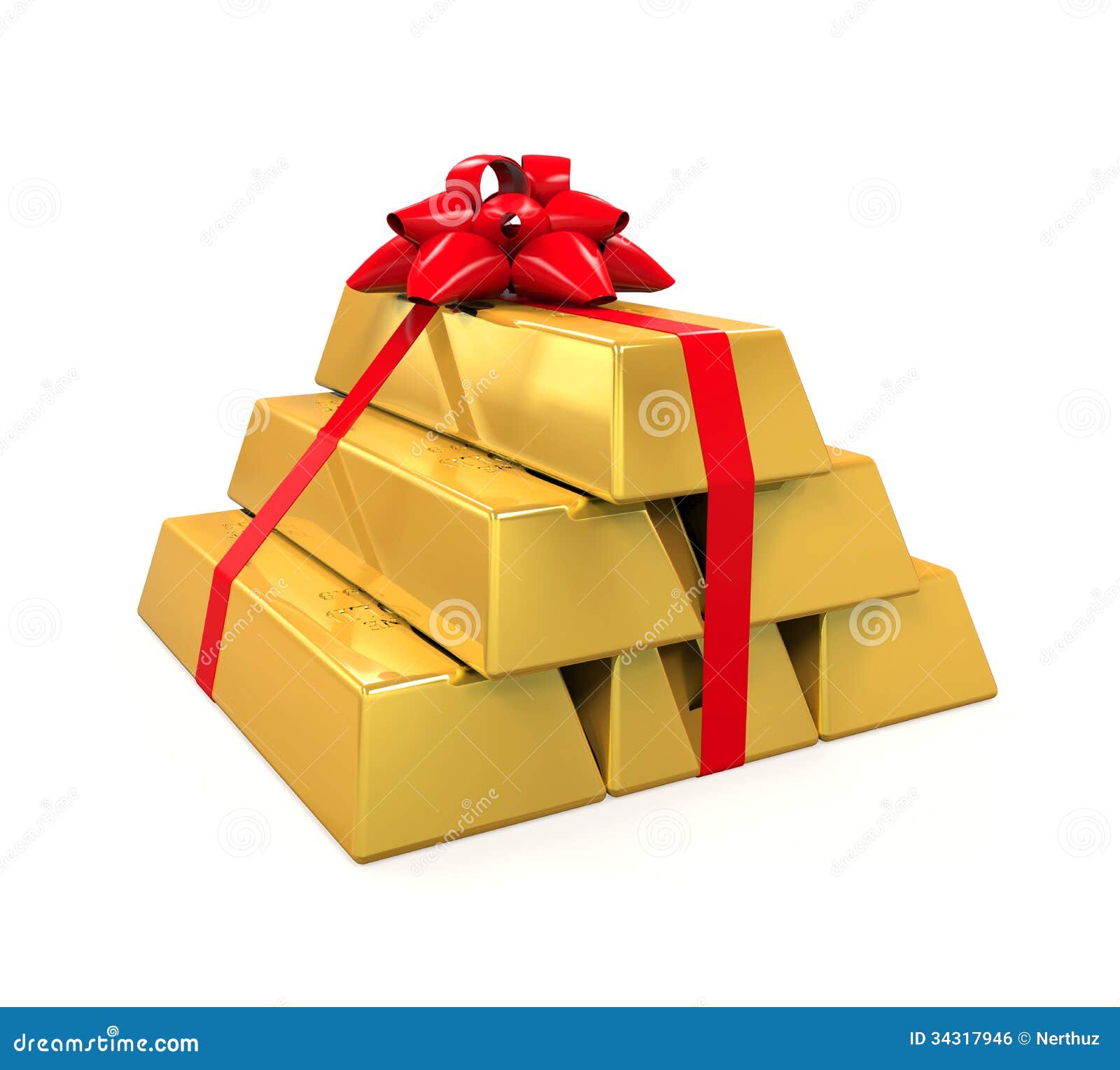 Stacked Gold Bars Royalty-Free Stock Photo | CartoonDealer.com #192308127