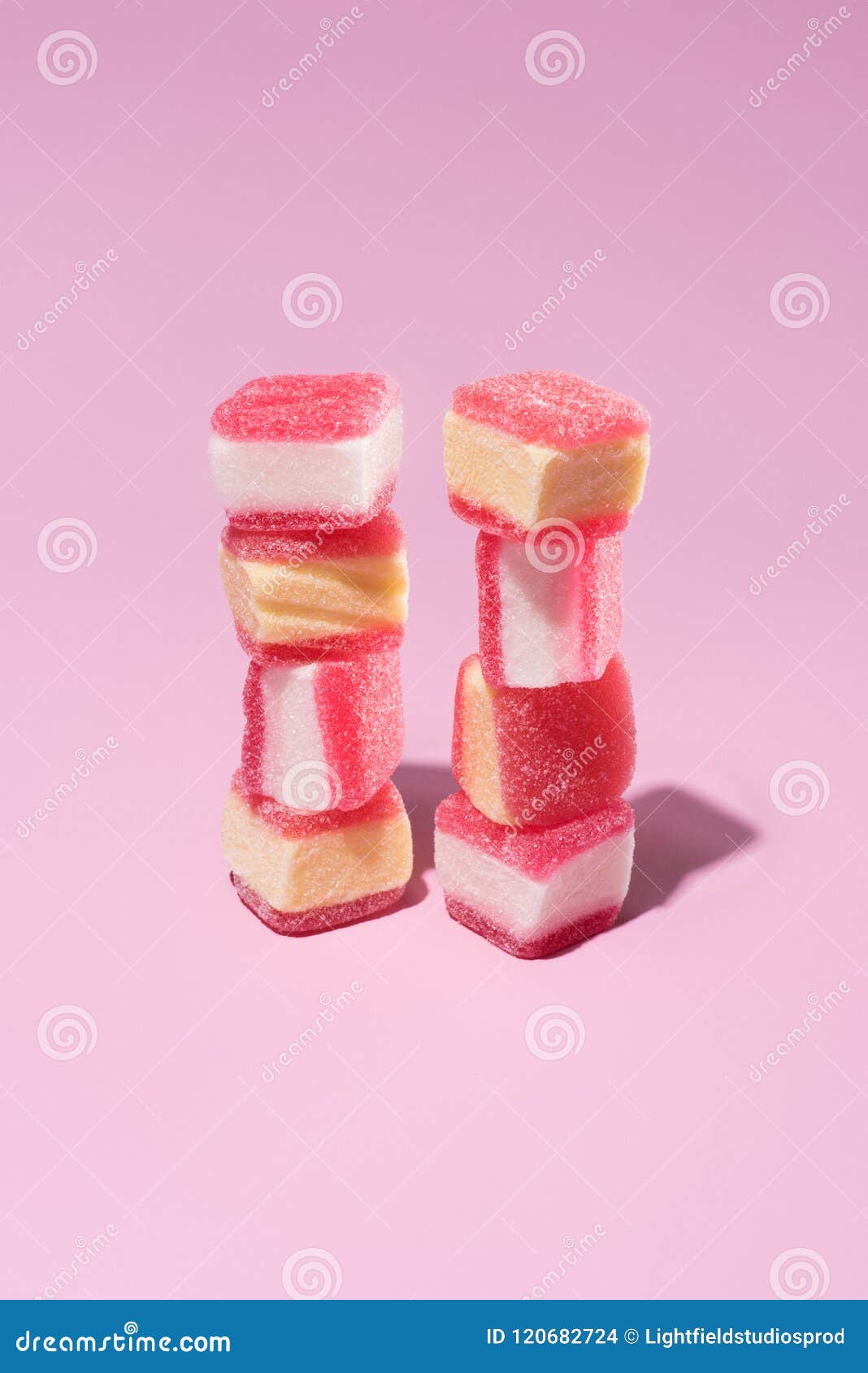 Stacked gummy candies stock photo. Image of gummies - 120682724