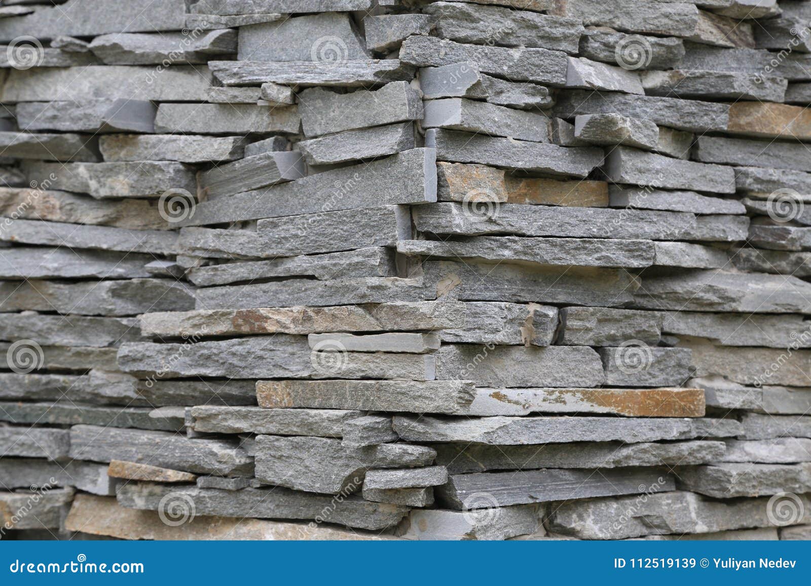 Stacked Horizontal Gray Stone Plates Stock Image - Image of ...