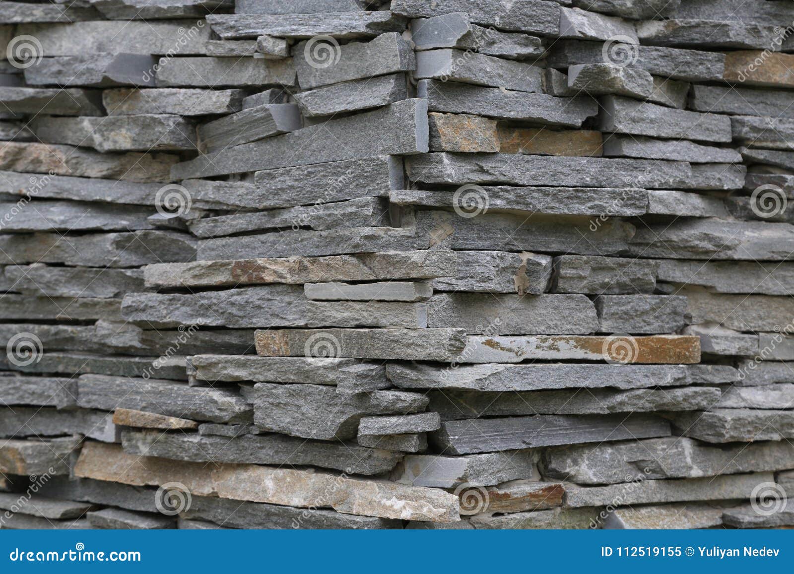 Stacked Horizontal Gray Stone Plates Stock Image - Image of macro ...