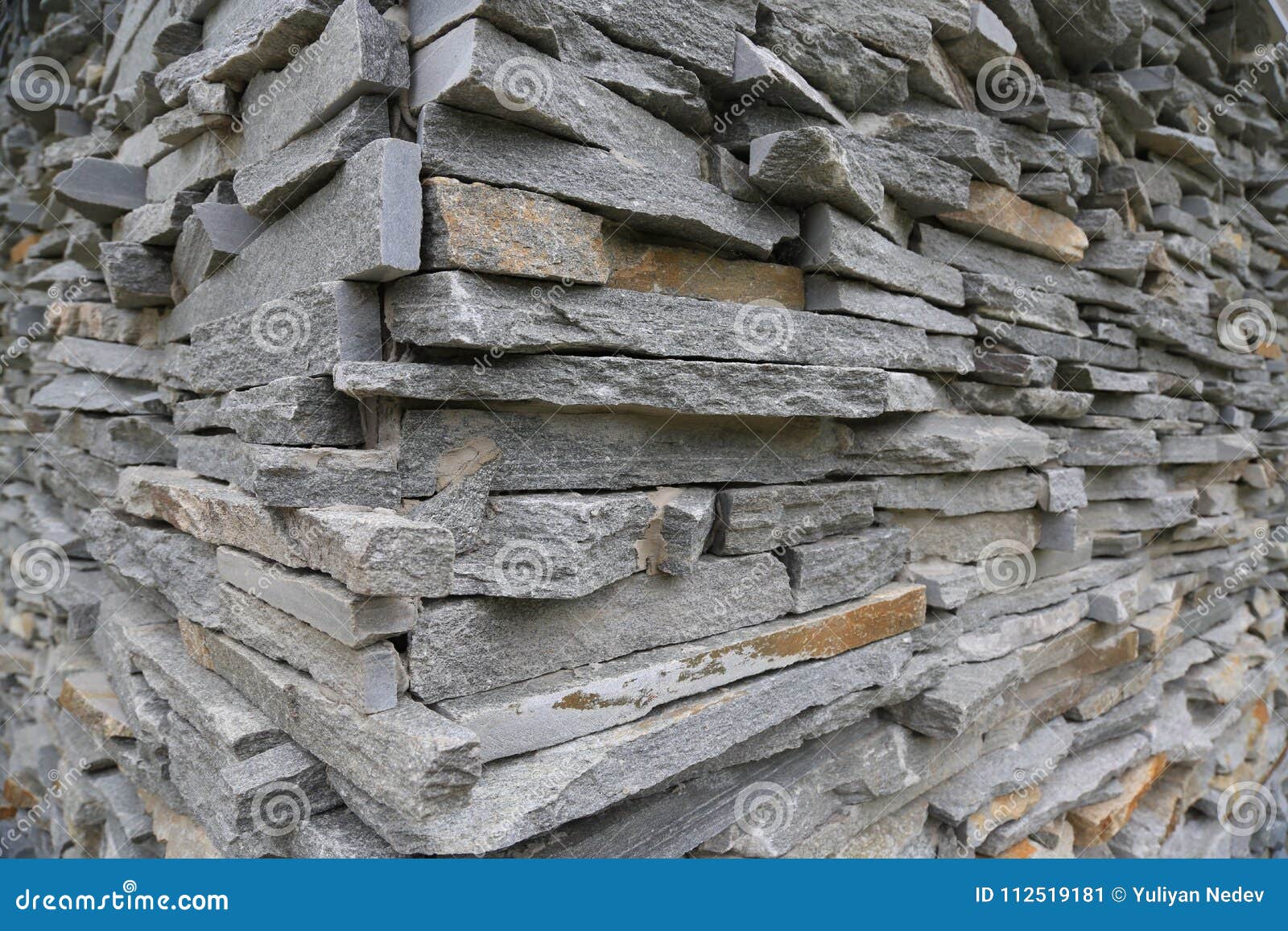 Stacked Horizontal Gray Stone Plates Royalty-Free Stock Photography ...
