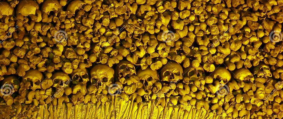 Stacked human bones editorial photo. Image of mausoleum - 3622636