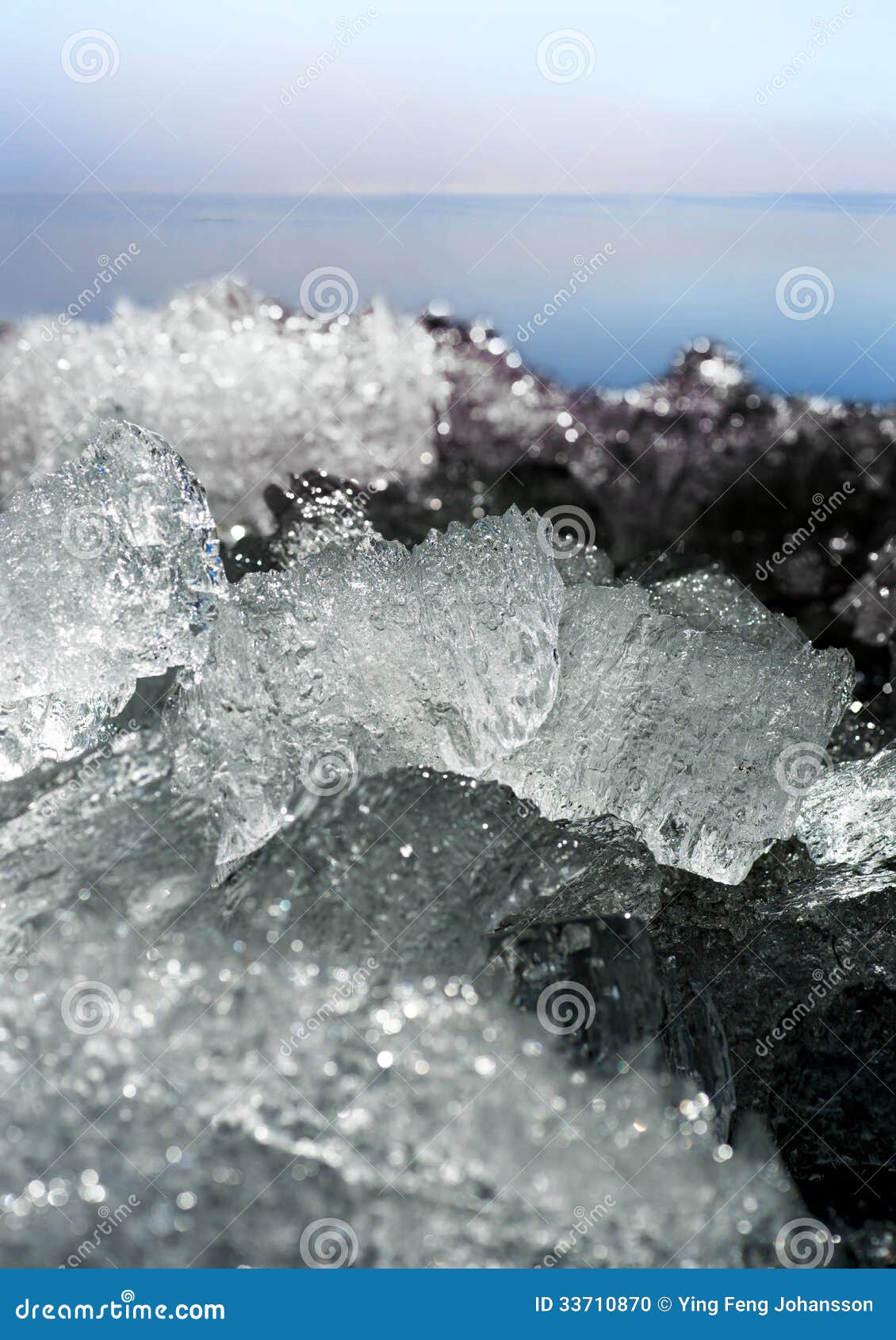 Stacked ice stock photo. Image of landscape, frozen, purple - 33710870