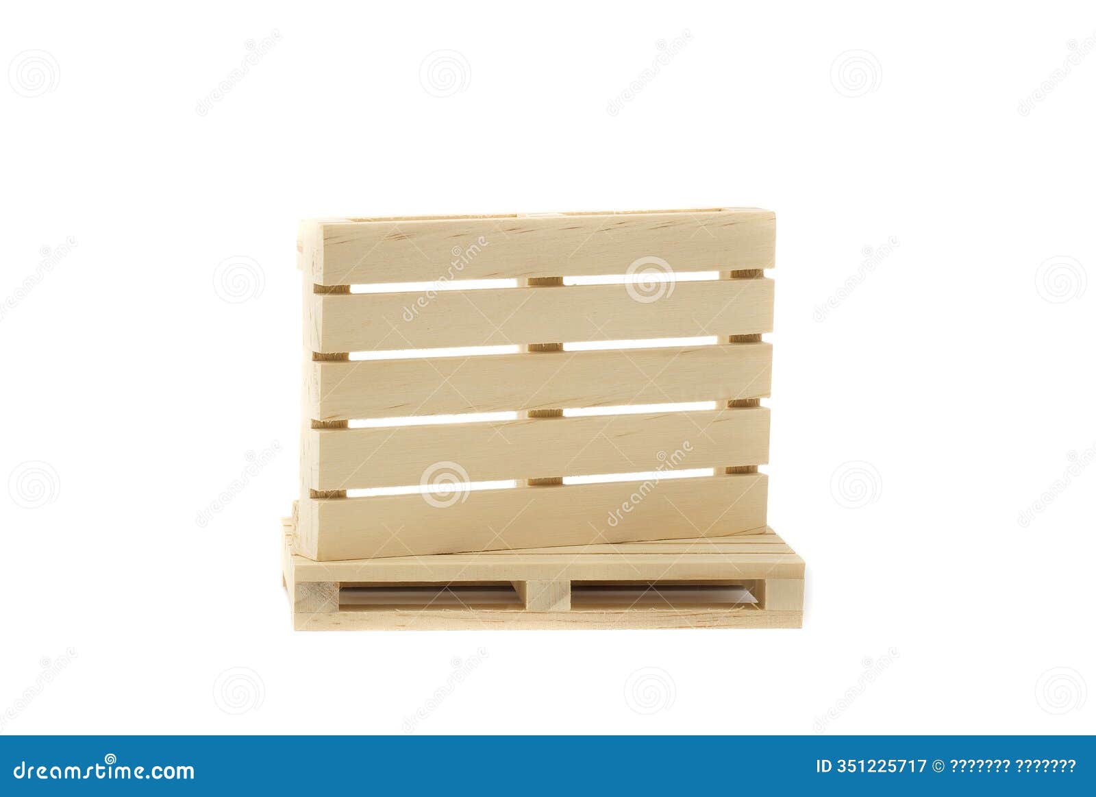 Empty Wooden Pallet Isolated on Background Stock Image - Image of wood ...