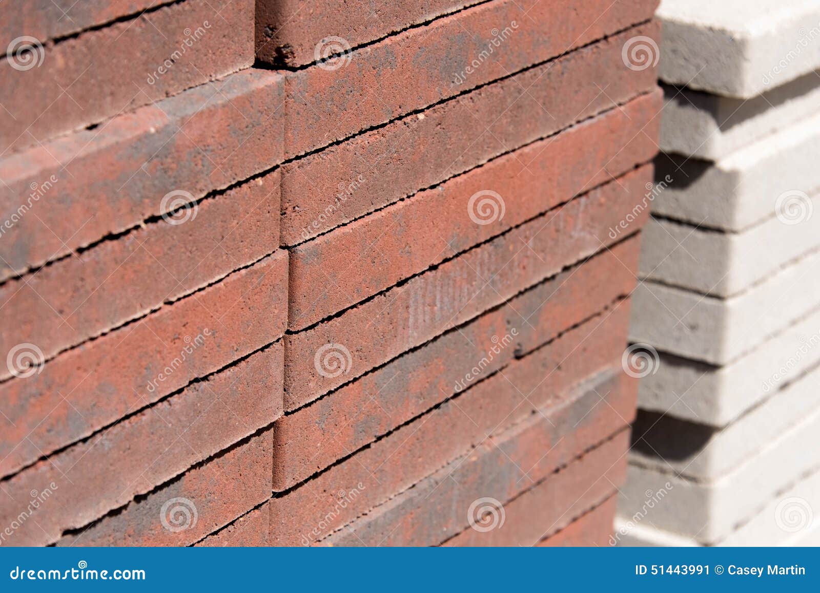 Stacked Landscaping and Garden Pavers Stock Image - Image of materials ...