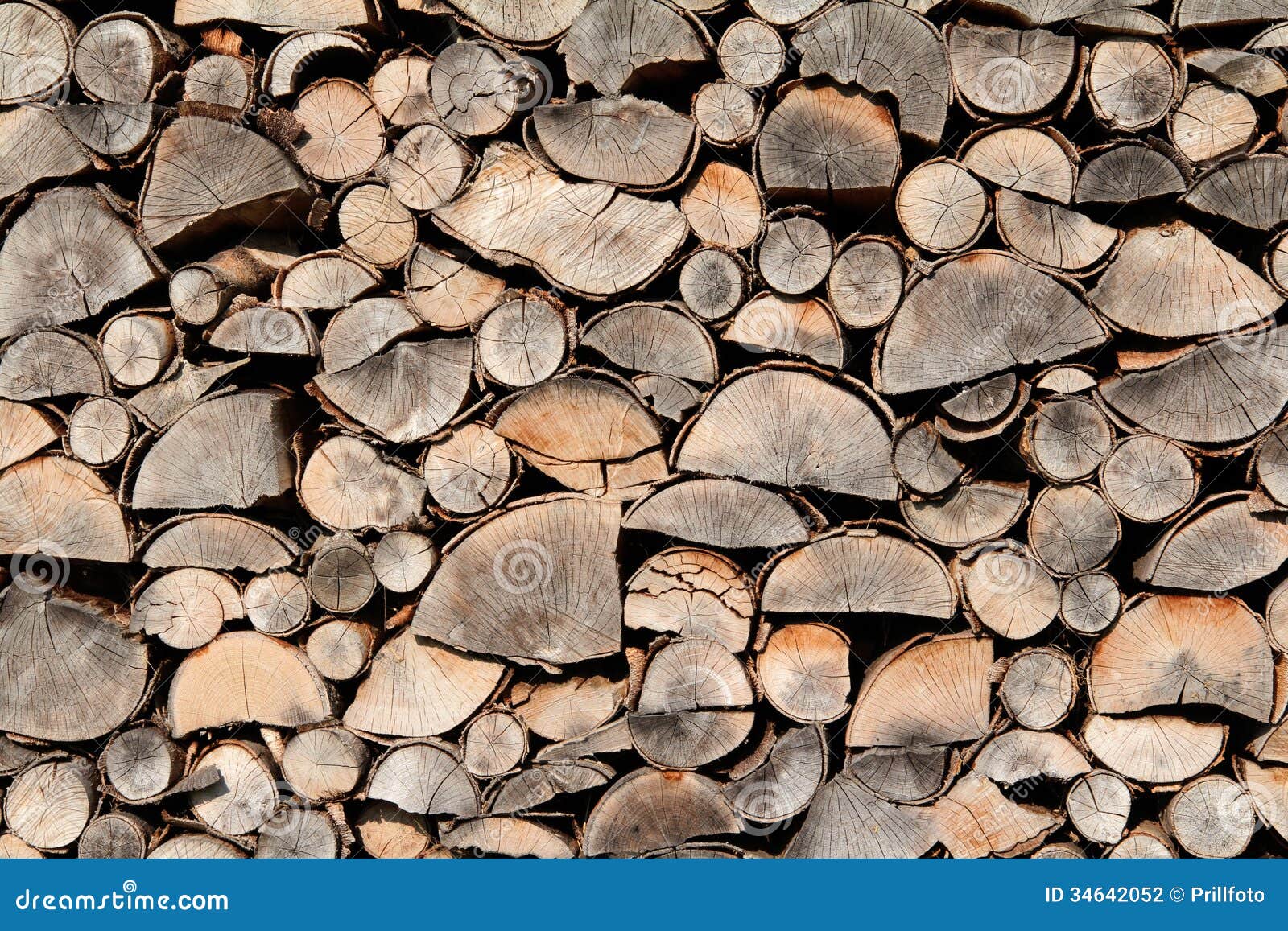 Stacked logs detail stock photo. Image of stack, pile - 34642052