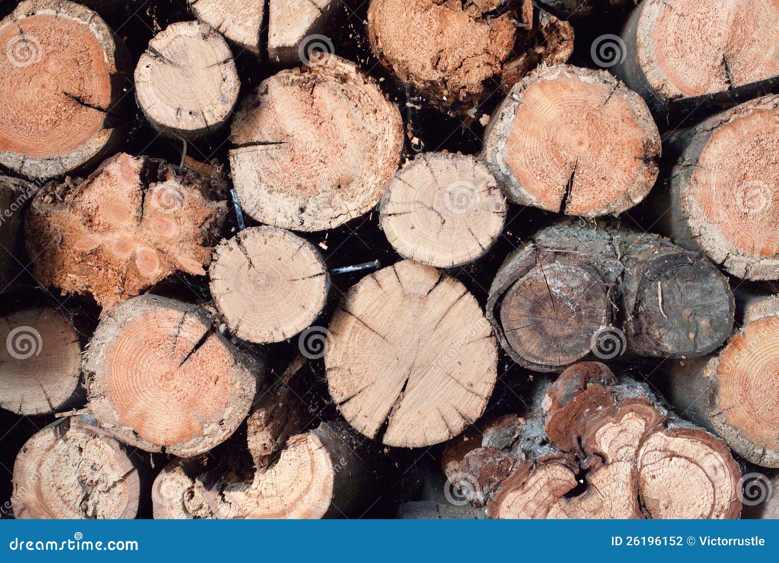 Stacked Logs, Natural Background Image Stock Photo - Image of rural ...