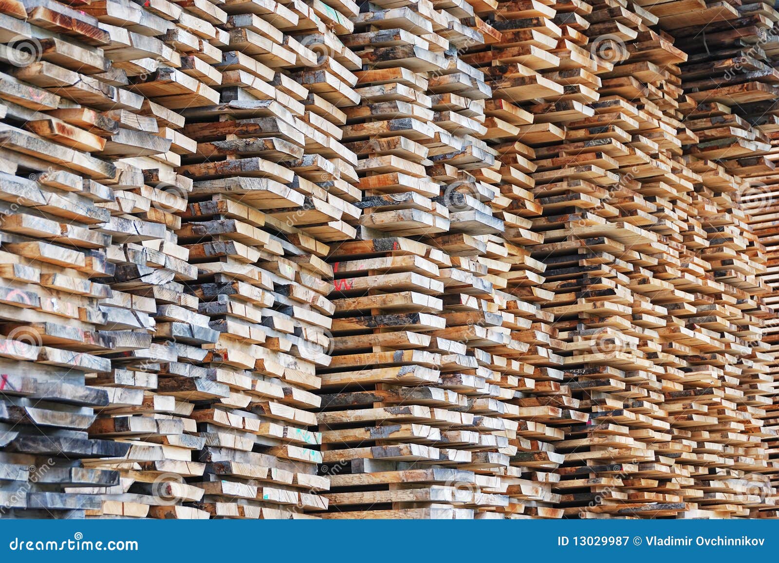 Stacked Lumber stock image. Image of wood, outdoors, girder - 13029987