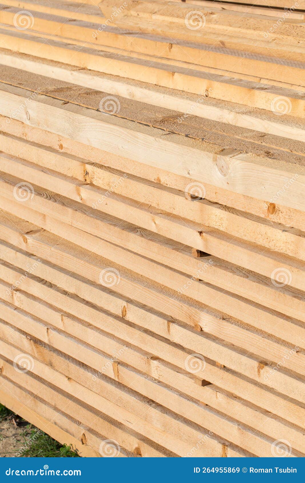 Stacked lumber background stock image. Image of floor - 264955869