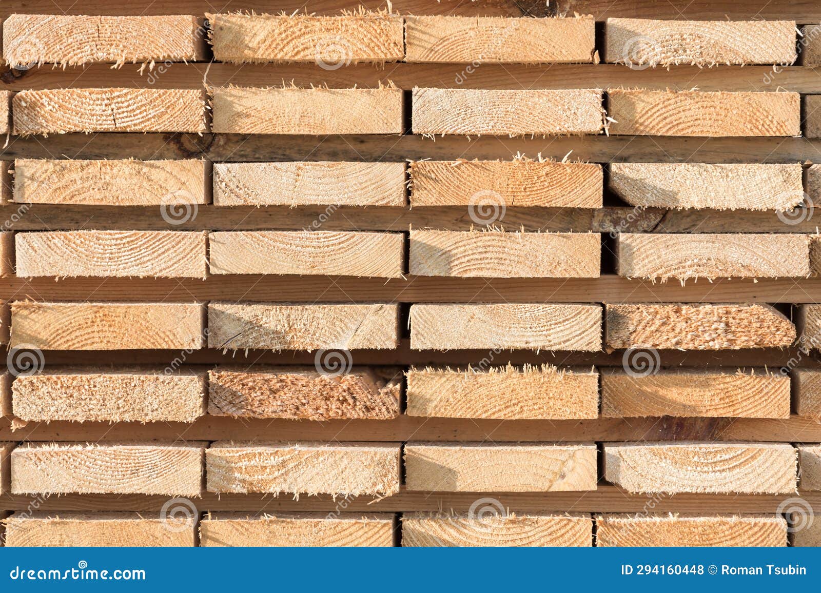 Stacked lumber background stock photo. Image of nature - 294160448