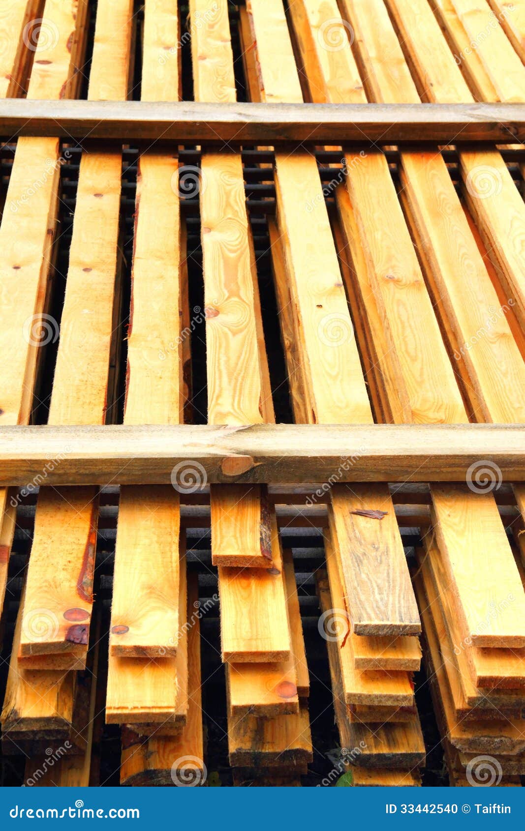 Stacked lumber stock photo. Image of material, pile, industry - 33442540