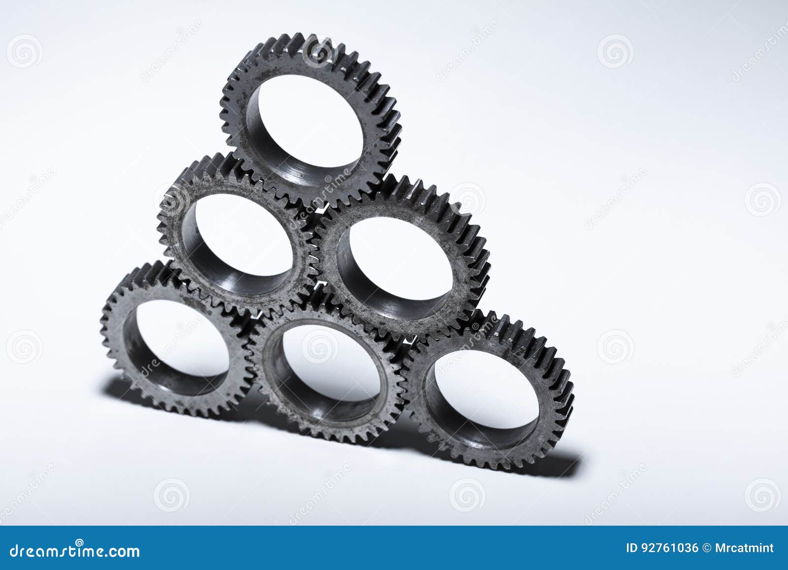 Stacked Machine Gears stock photo. Image of progress - 92761036