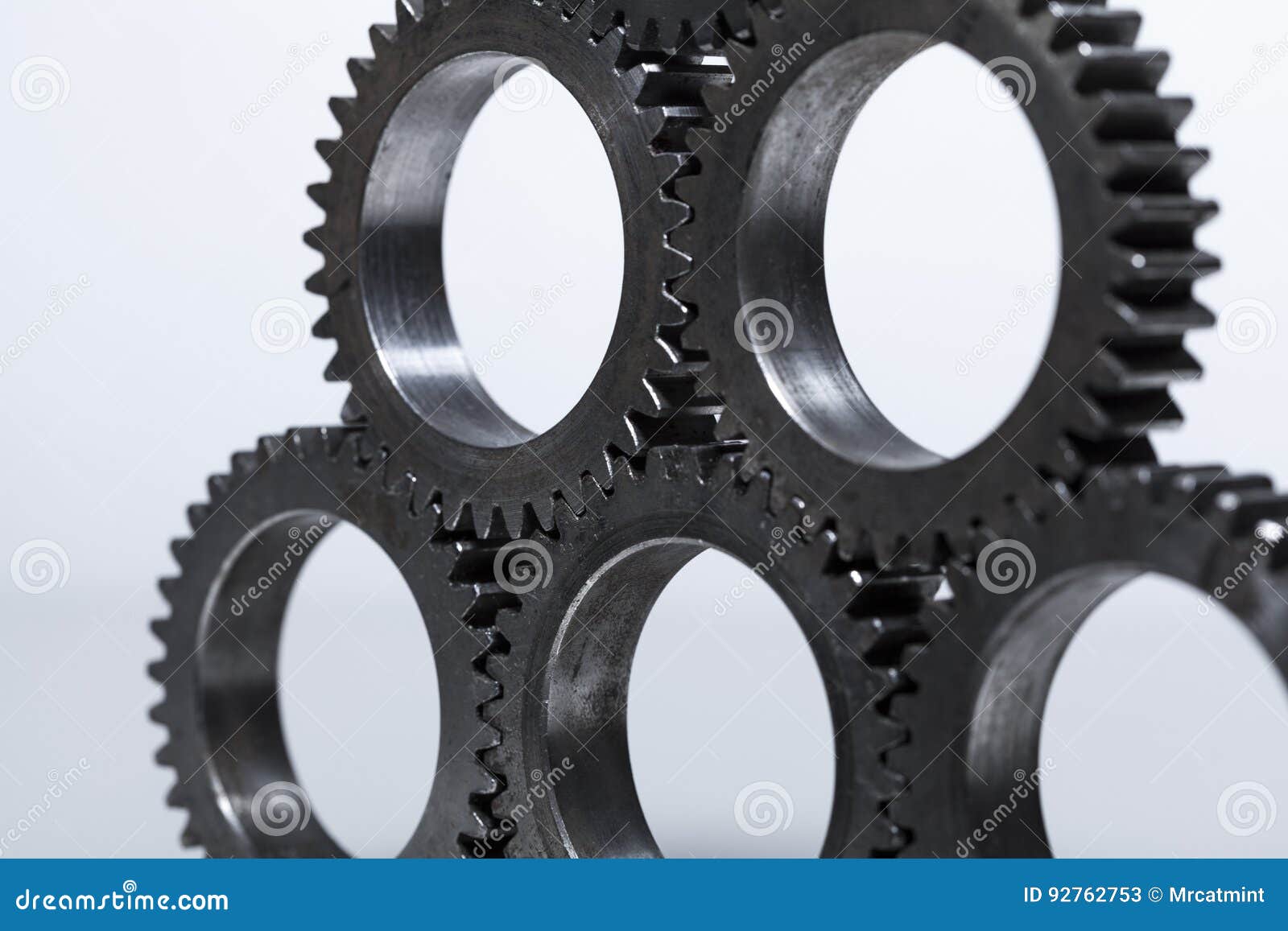 Stacked Machine Gears stock image. Image of stainless - 92762753