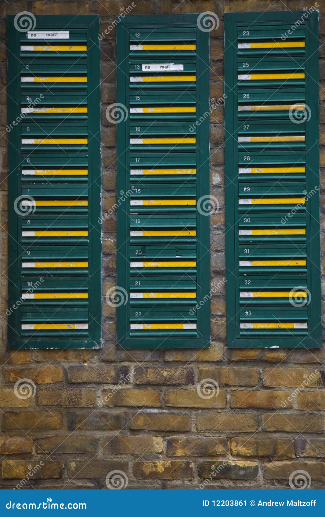 Stacked Mail Box s stock image. Image of appartment, multiple - 12203861