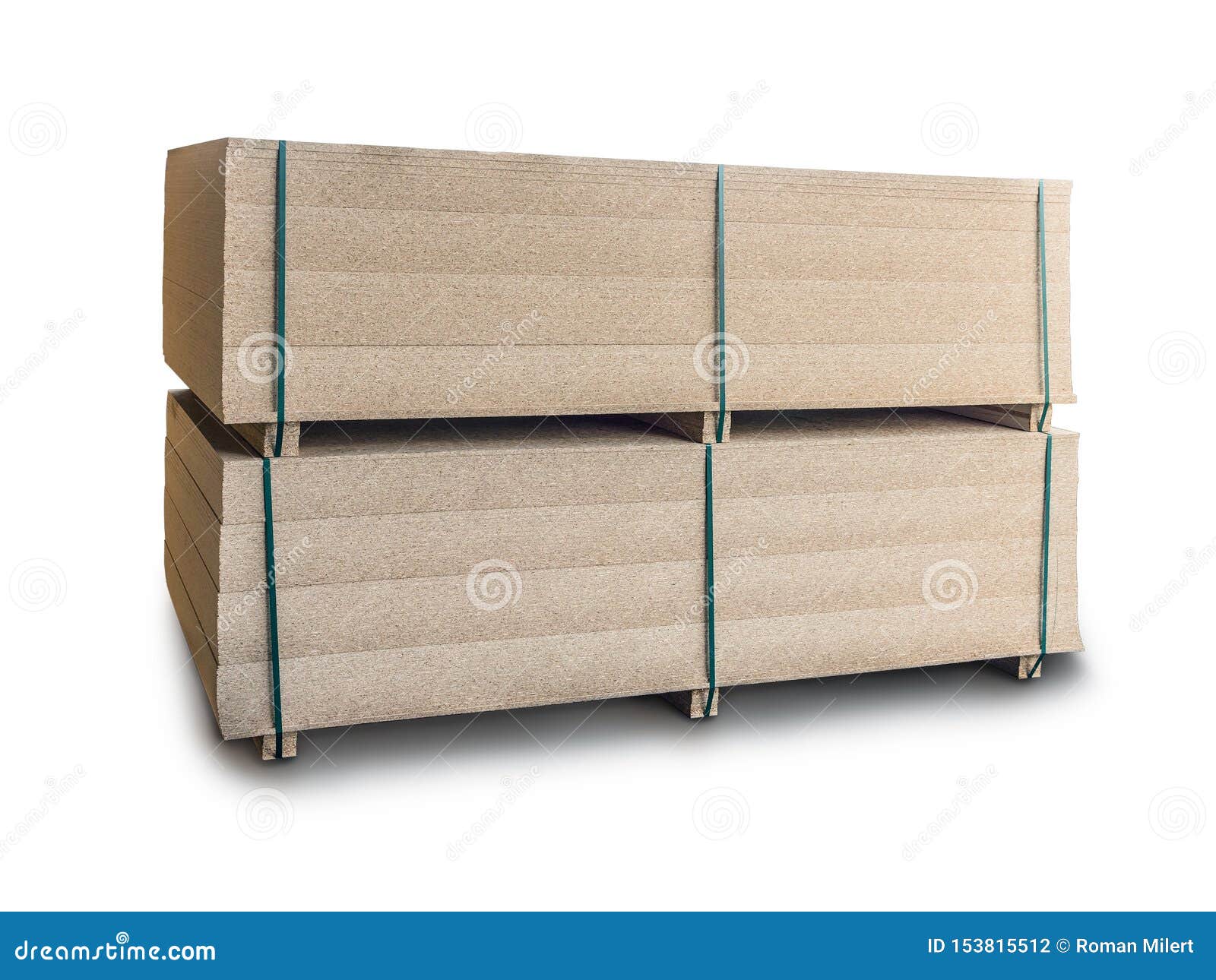 Stacked MDF sheets stock photo. Image of warehouse, cargo - 153815512